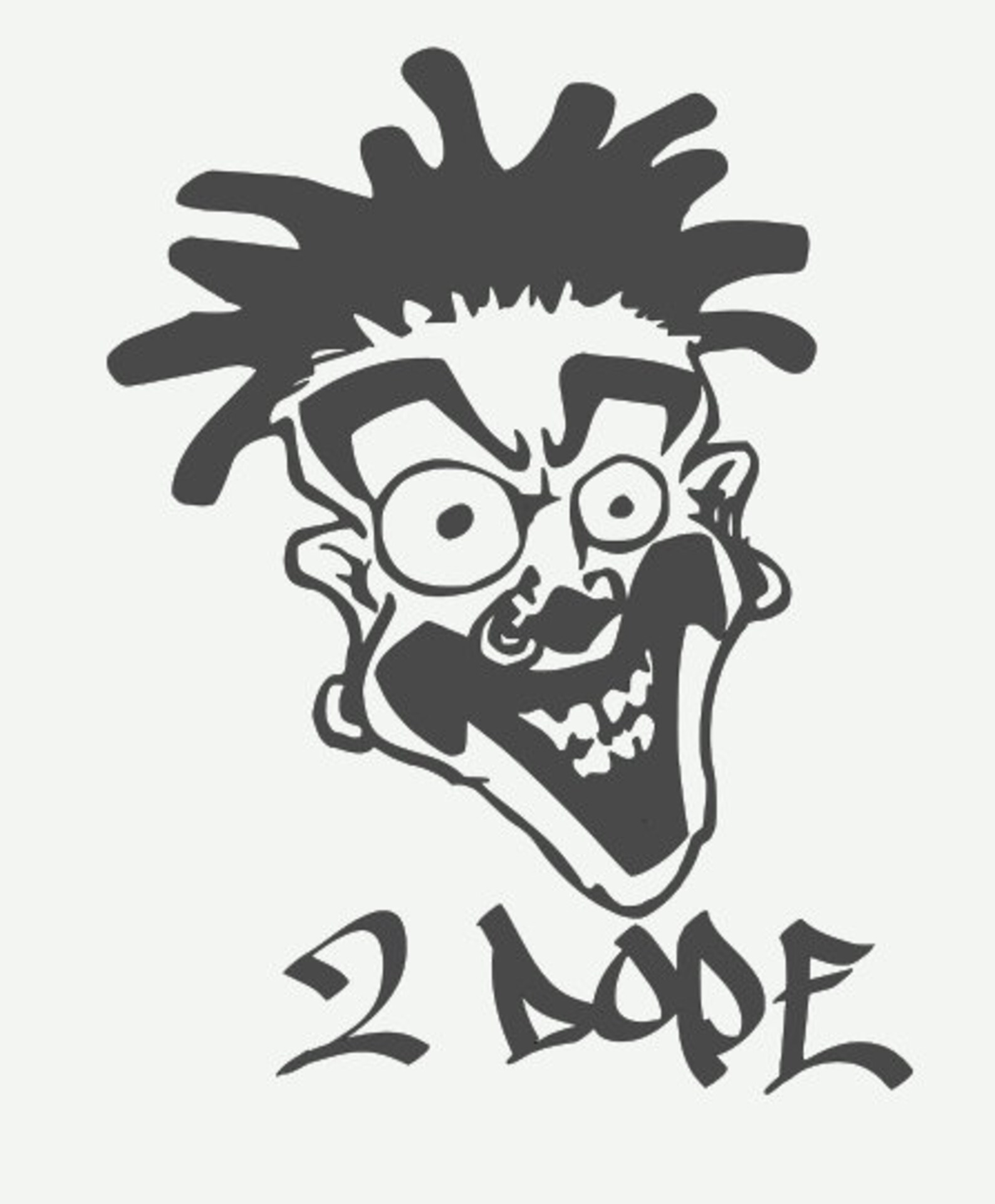 SHAGGY 2 DOPE FACE Juggalo Ninja Vinyl Sticker Huge 5 Year - Etsy