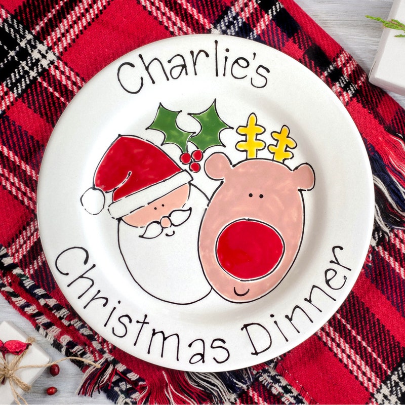 Christmas Plates - Etsy