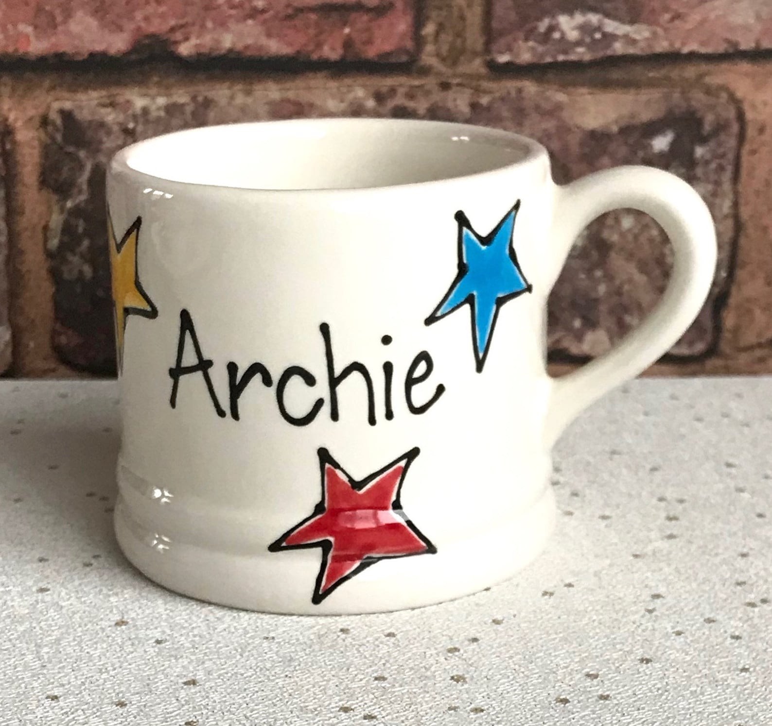 Personalised Child Dinner Set, Ceramic Plates & Bowl Set, Gift for ...