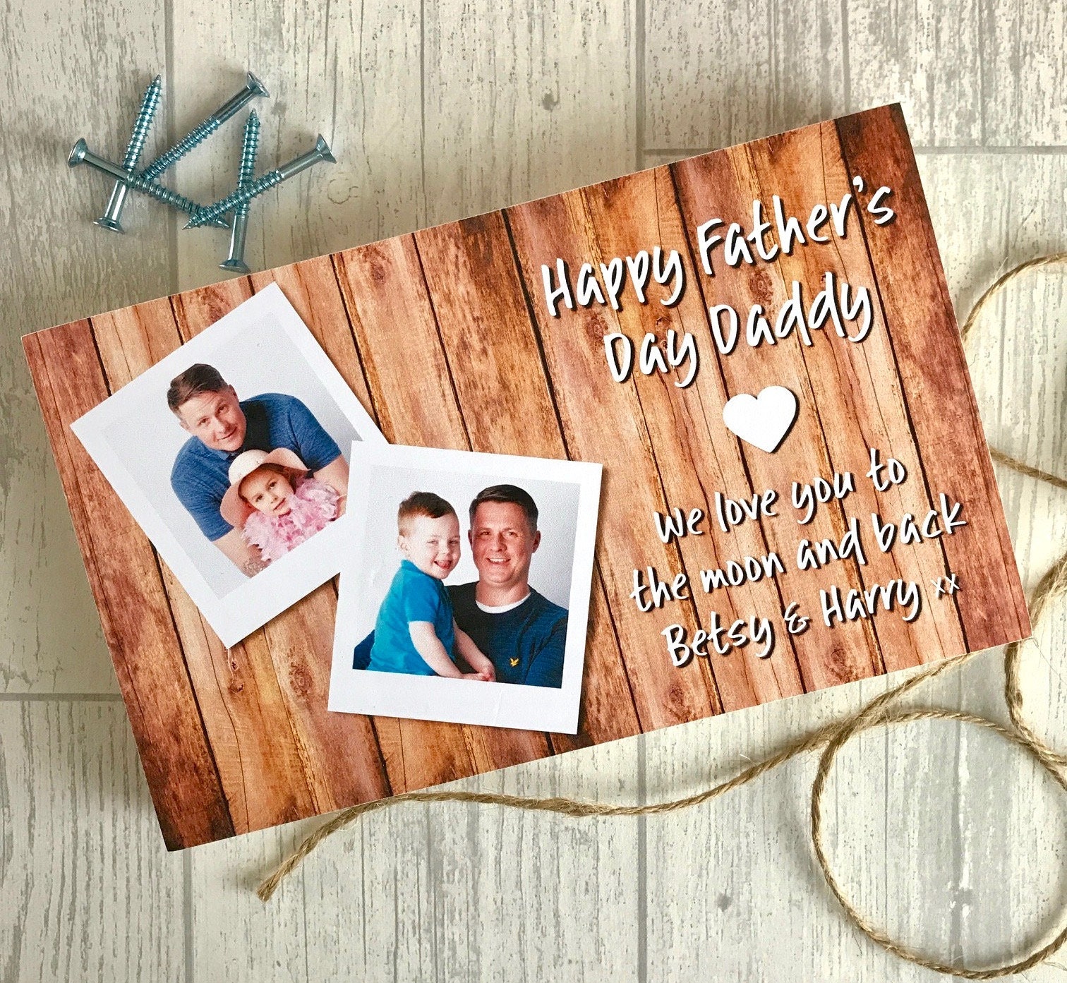 Daddy Gifts Daddy Photo Plaque Father's Day Gift Photo | Etsy