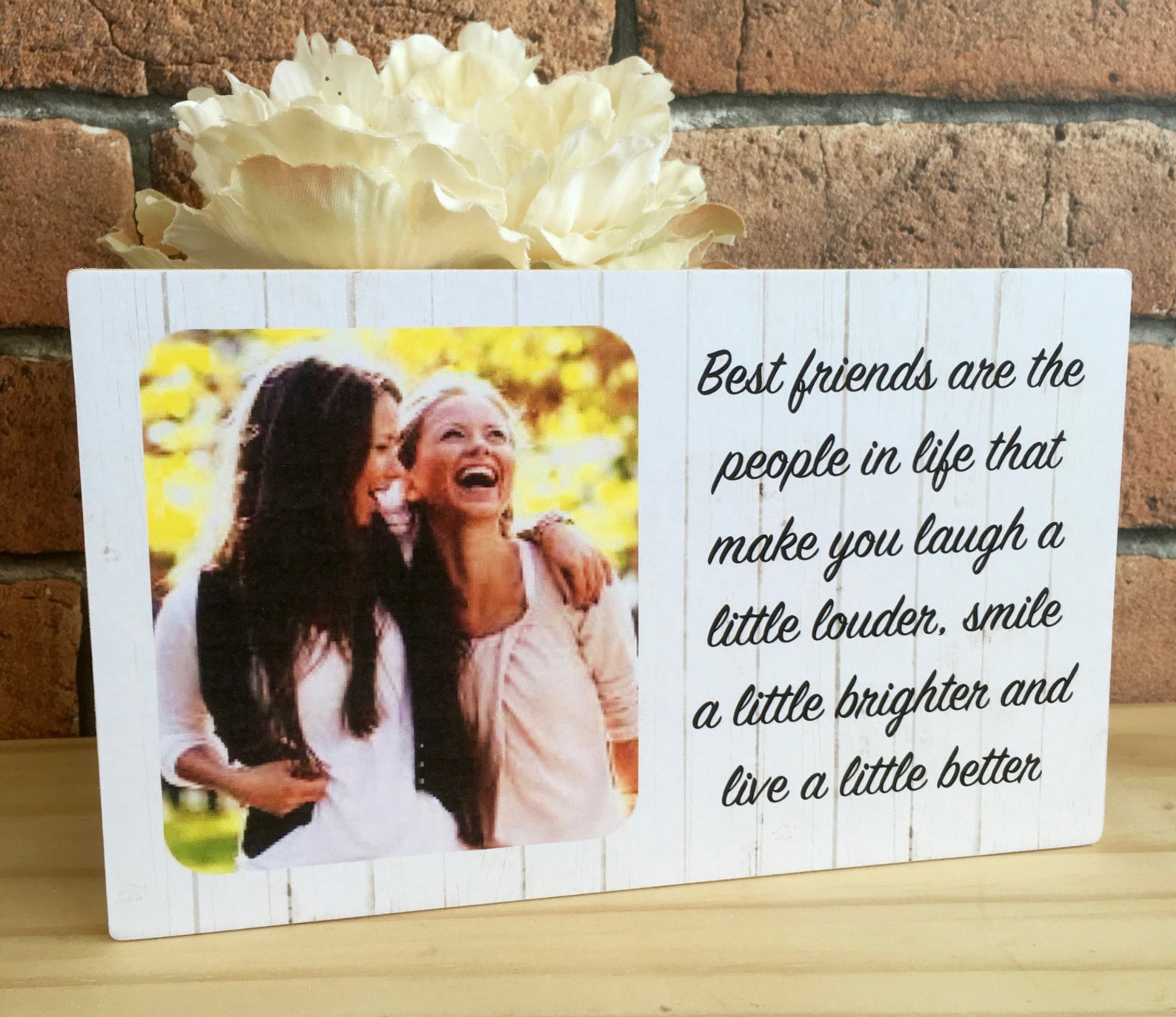 Best Friend Gift Personalised Photo Friend Gift Best Friend - Etsy UK