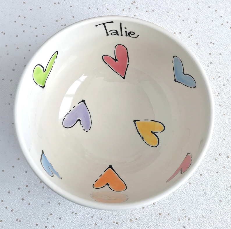 Cereal Bowl, Custom Bowl, Personalized Bowl, Personalized Ice Cream ...