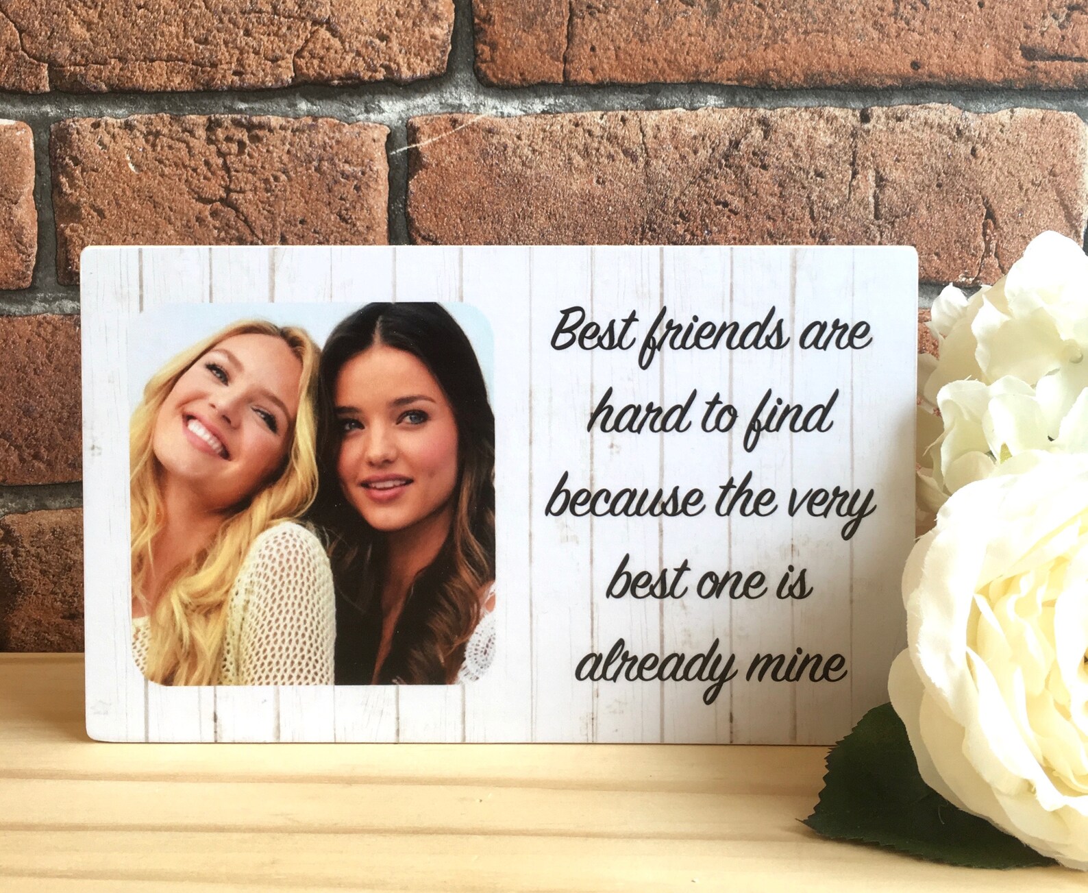 Best Friend Gift Personalised Photo Friend Gift Best Friend - Etsy UK