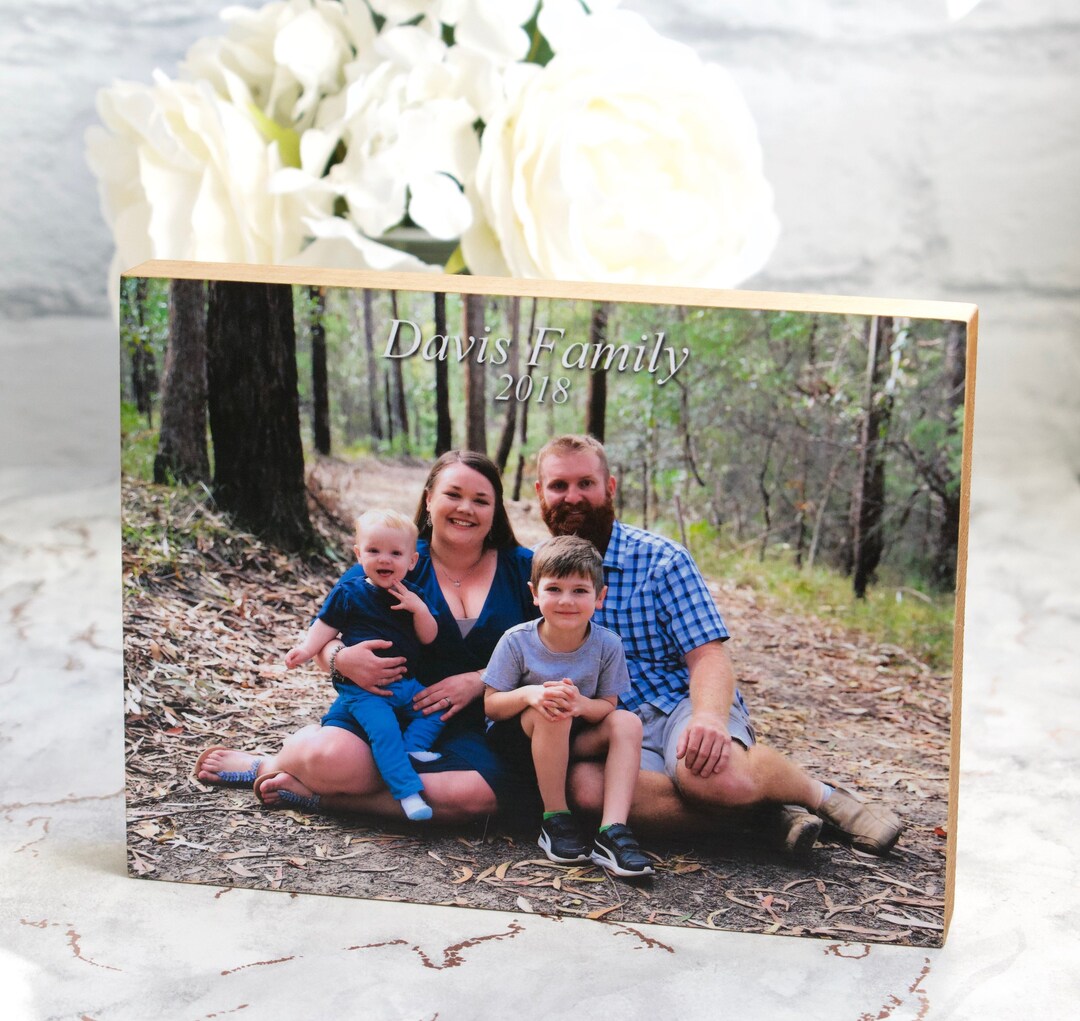 Custom Photo Gift, Photograph Display, Photo Gift, Personalised Family ...