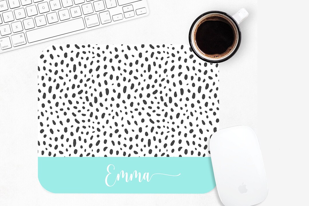 Custom Mouse Mat, Confetti Print Mouse Mat, Pretty Computer Mousemat ...