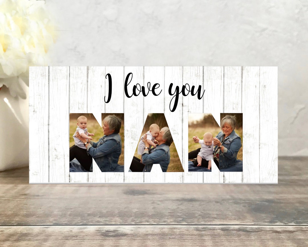 Mothers Day Gift for Nan, Nan Photo Gift, Nan Photo Frame, Nan Gifts ...