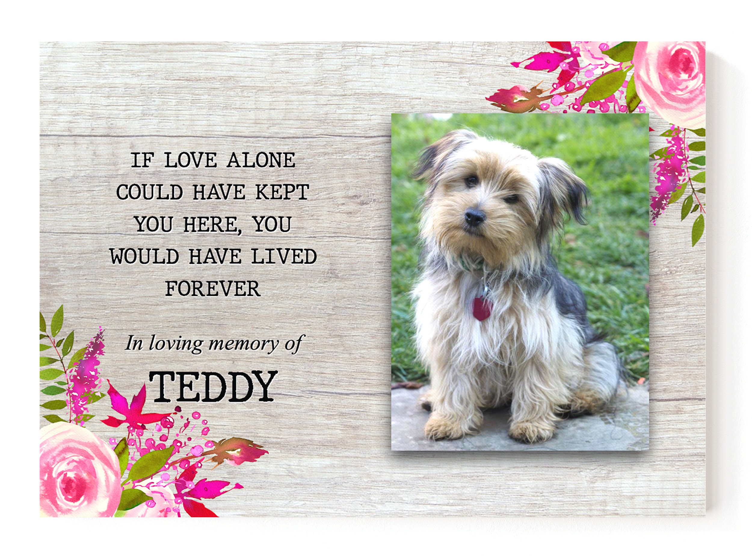 Pet Memorial Dog Memorial Gift Dog Remembrance Keepsake | Etsy UK