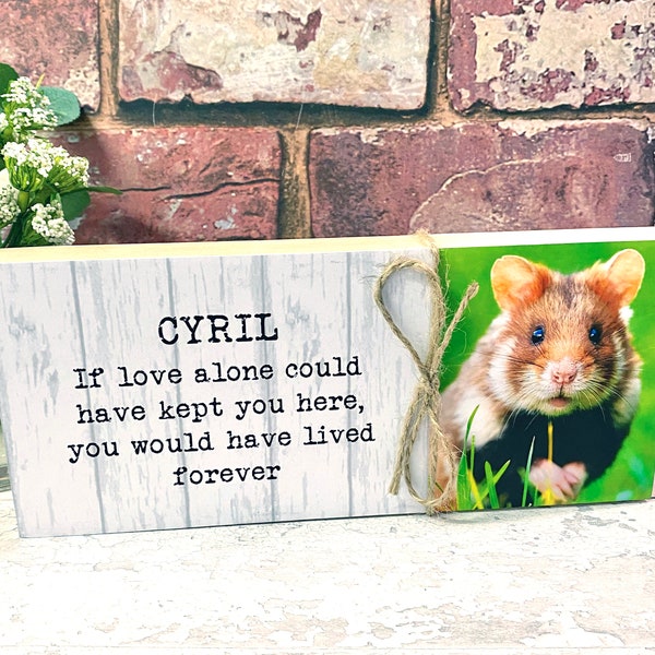 Hamster Photo Frame - Etsy
