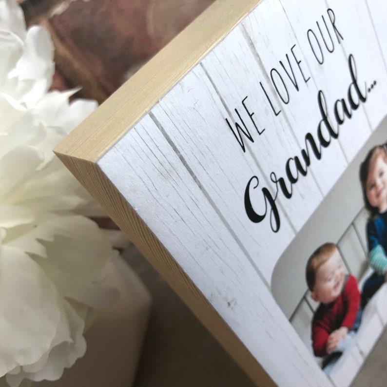 Personalised Photo Gift for Grandad Personalised Gift For | Etsy