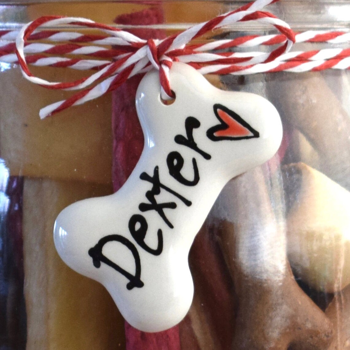 Personalised Dog Tag Ceramic Name Tag Bone Tag Heart Tag - Etsy UK