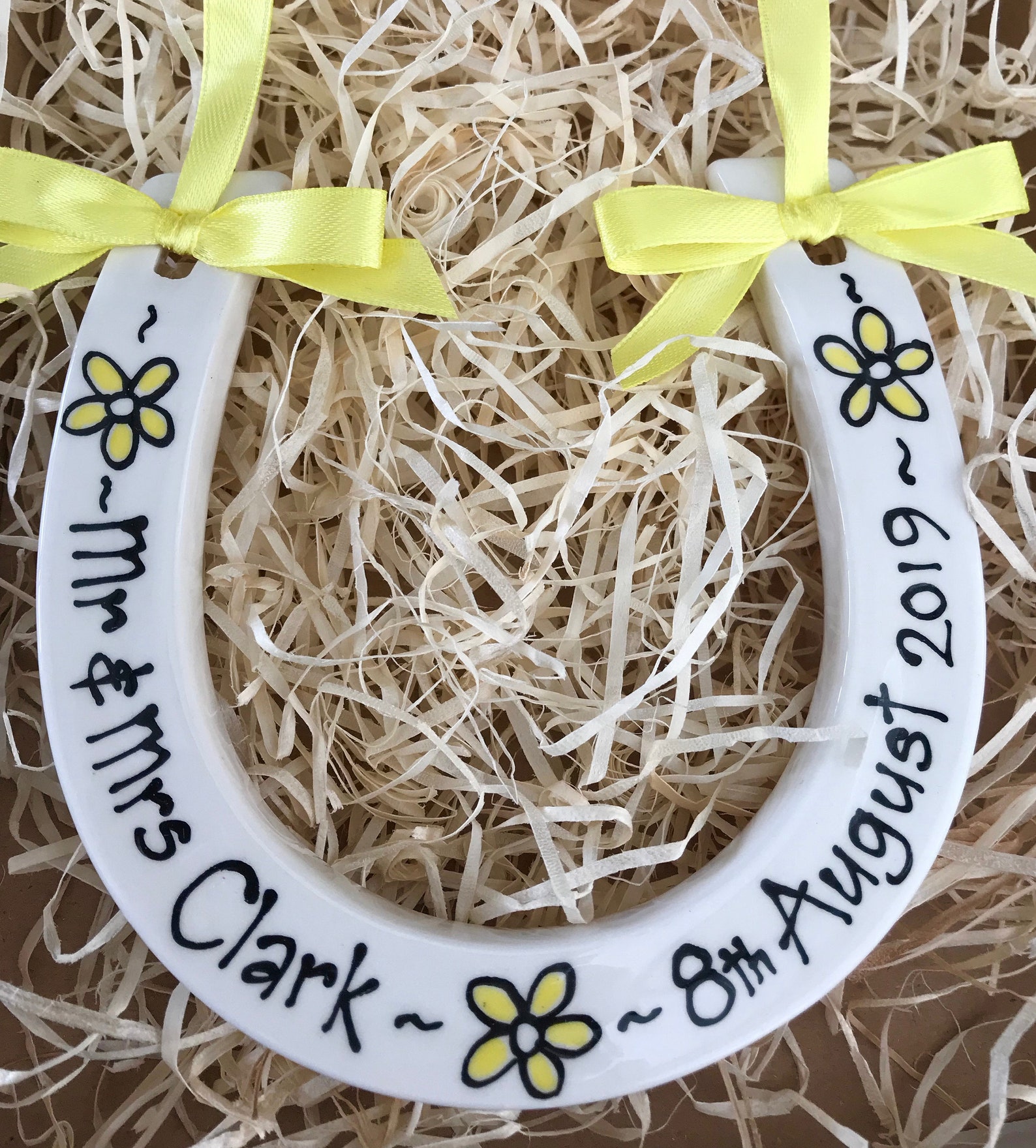 Wedding Horseshoe, Bride Gift, Wedding Decor, Wedding Day Gift, Wedding ...