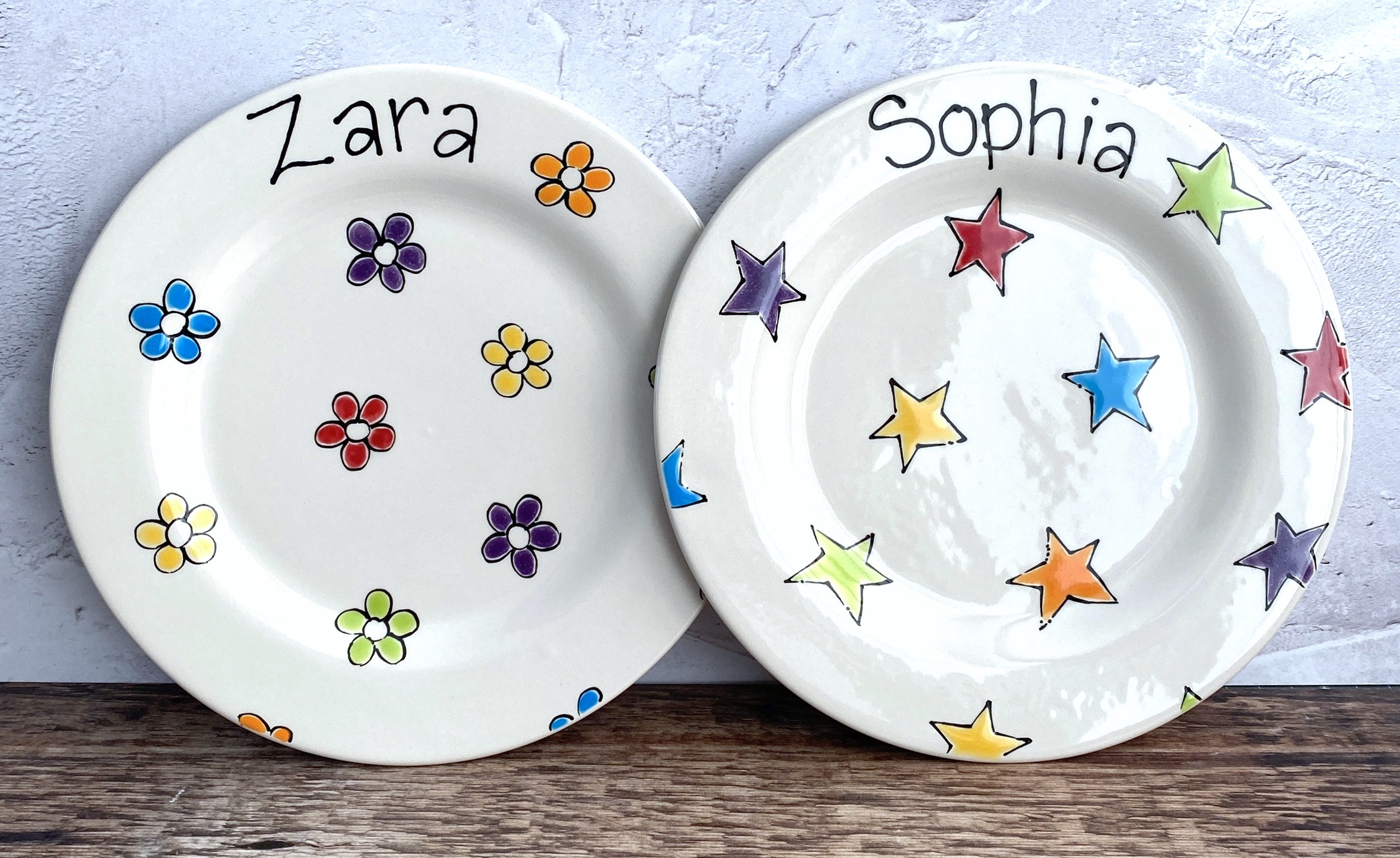 Personalised Plate, Snack Plate, Healthy Eating Plate, Personalised ...