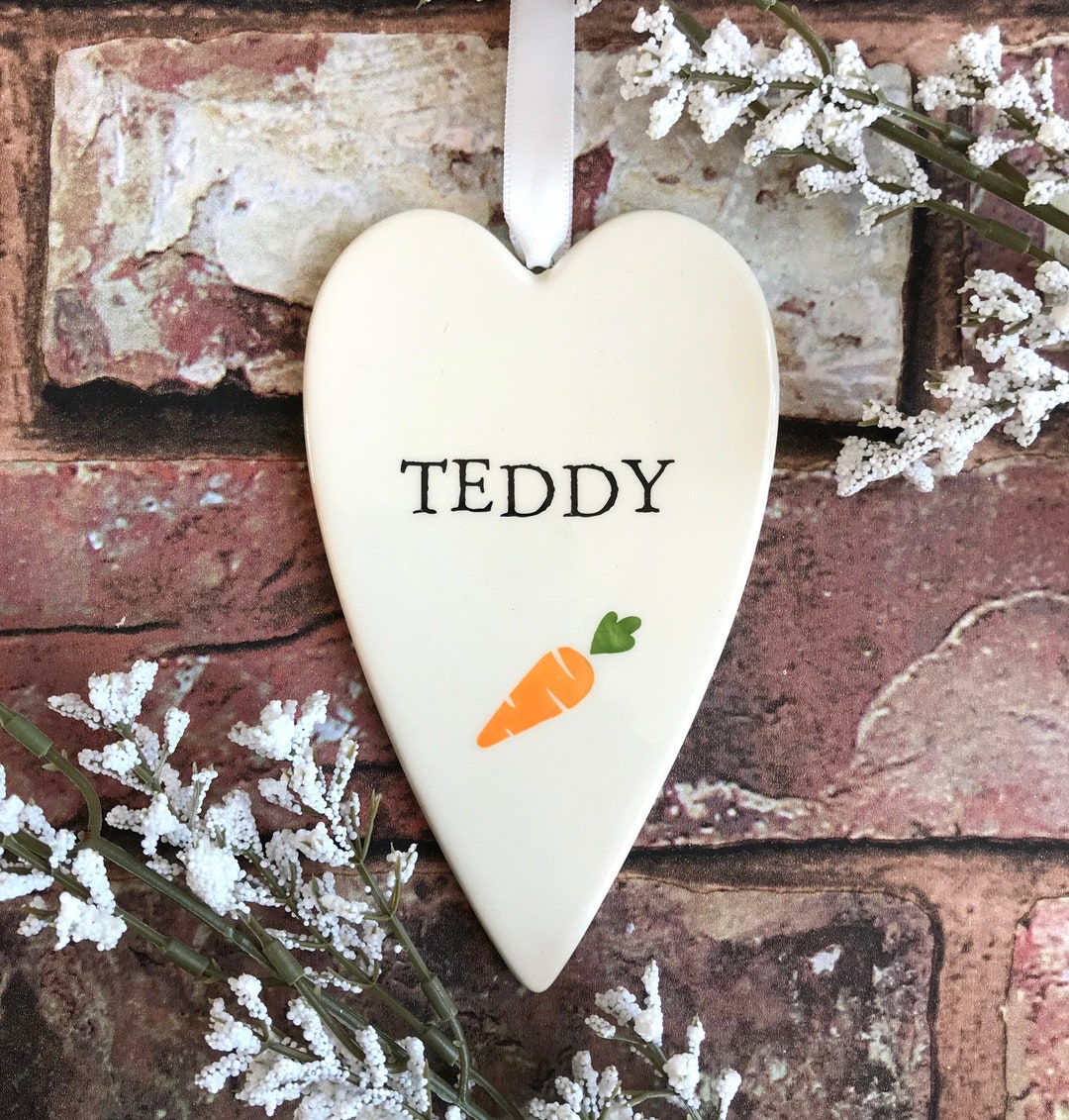 Rabbit Gift, Personalised Pet Gift, Ceramic Pet Lover Gift, Pet ...