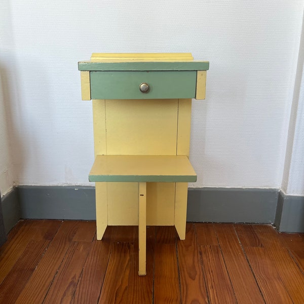 Yellow Bedside Table - Etsy