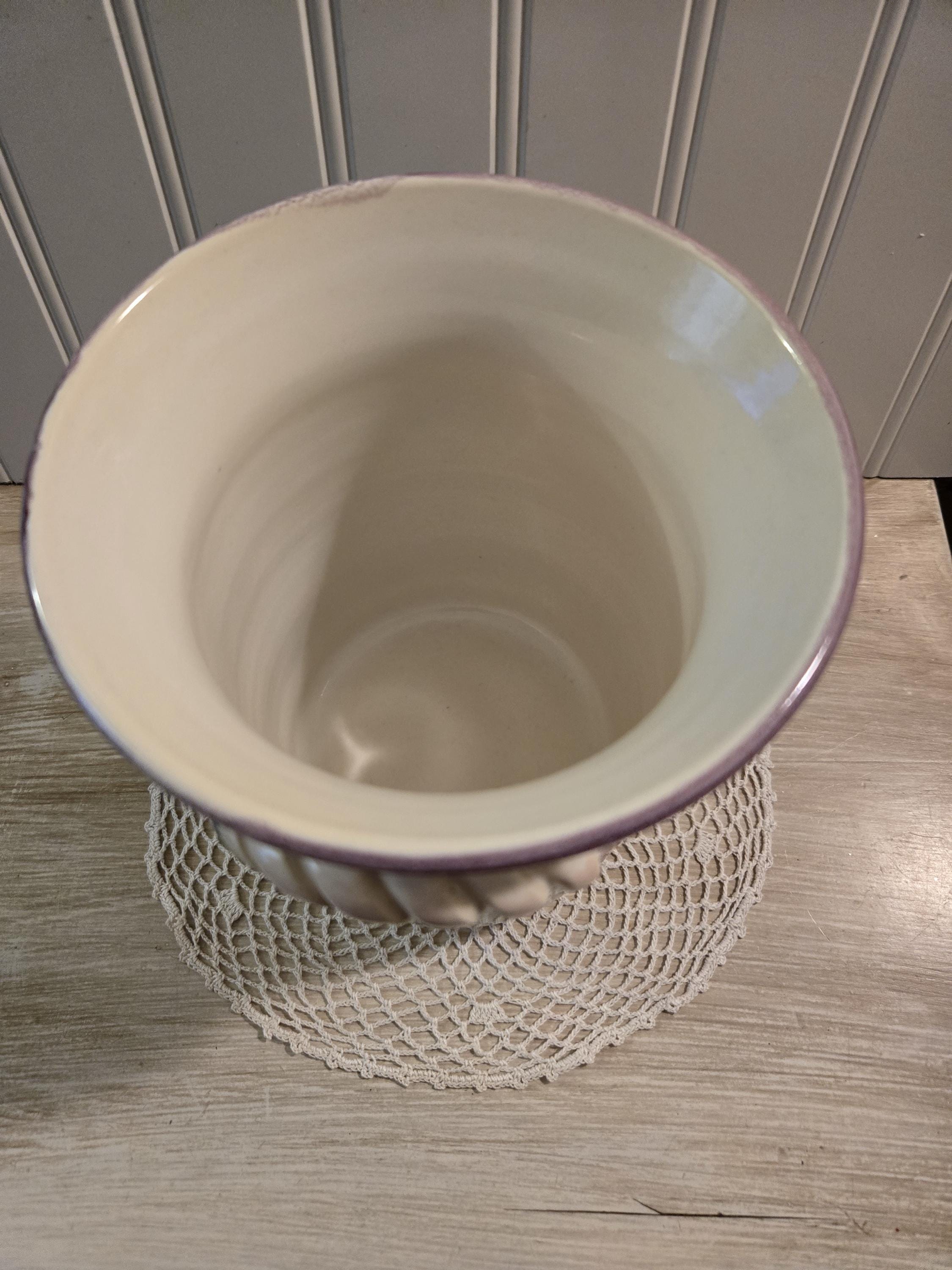 Vintage Canadian Monicats Pottery Utensil Holder / Utensil Holder ...