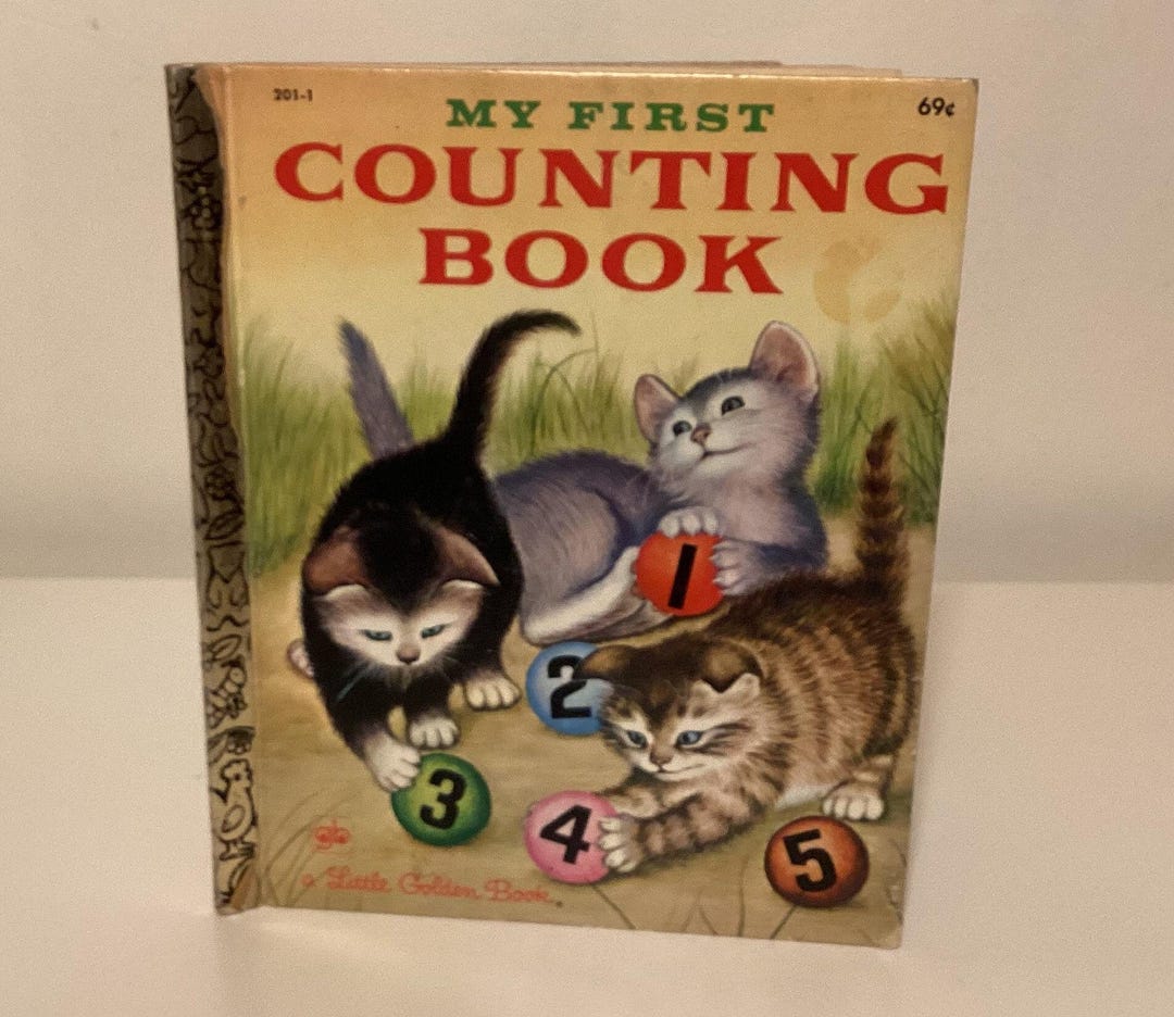 Vintage, My First Counting Book, A Little Golden Book, Children’s ...
