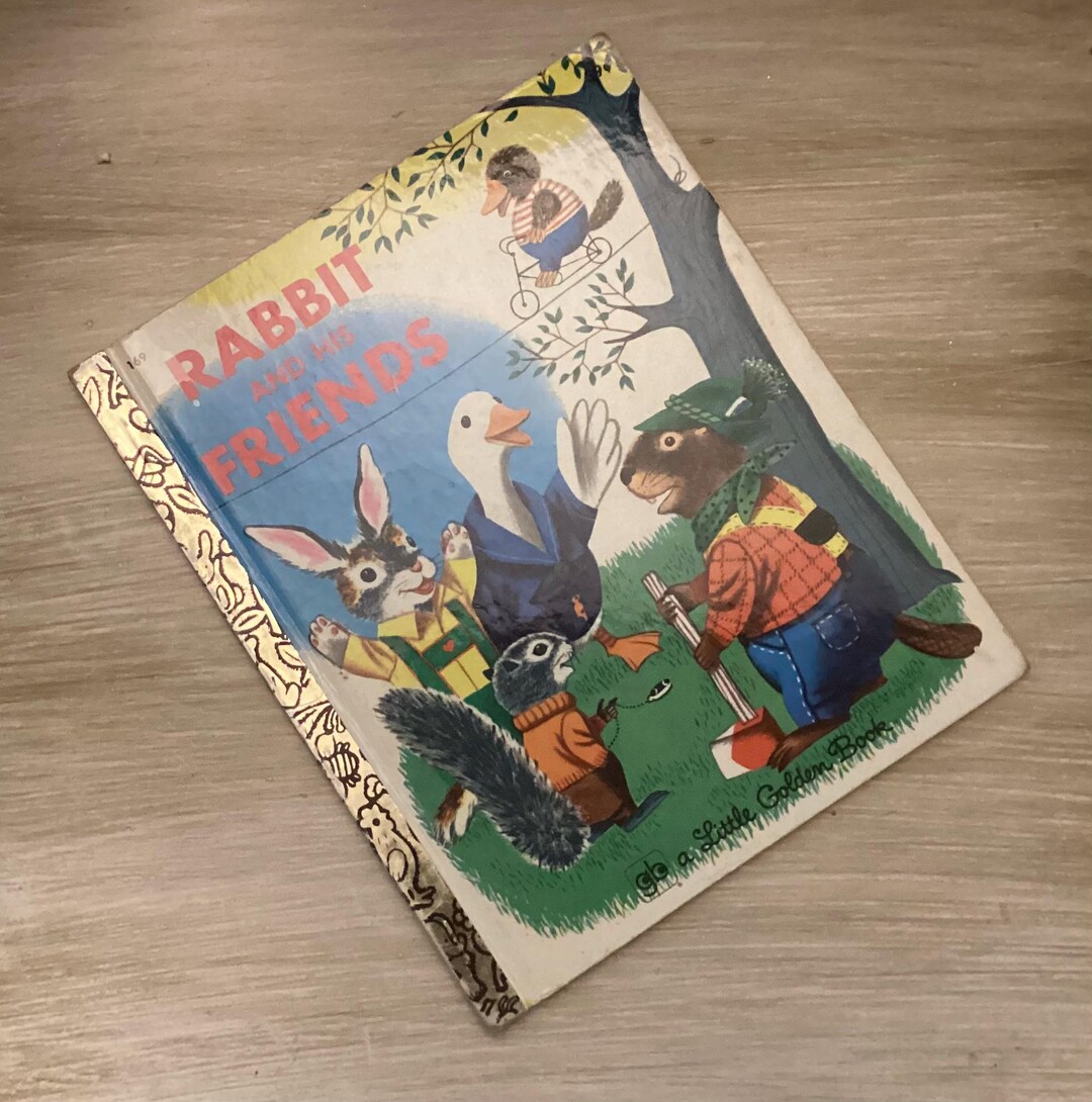 Rabbit and His Friends, Richard Scarry Childrens Vintage Book, 1973 - Etsy
