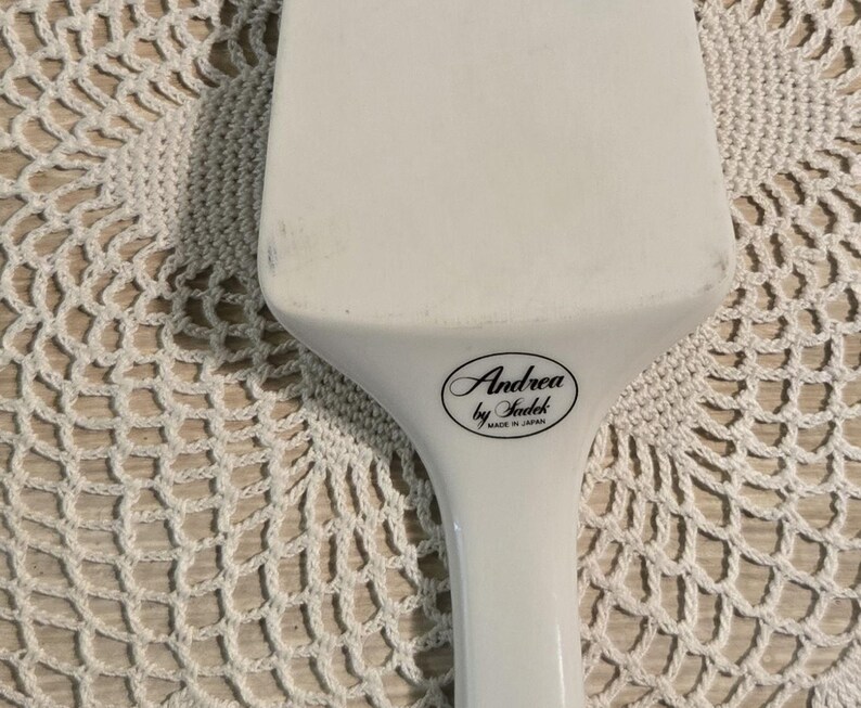 Vintage Ceramic Pie or Cake Server Cherry Blossom and Cherry Design ...