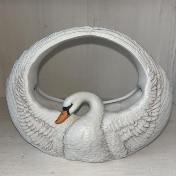 Swan Basket Ceramic - Etsy