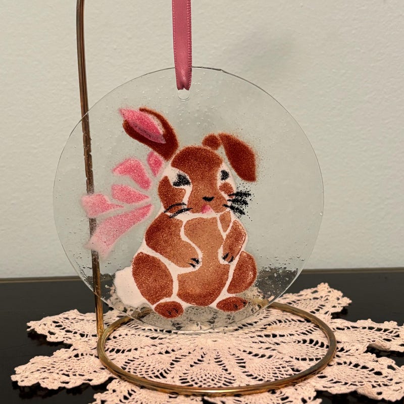 Glass Bunny Baskets - Etsy