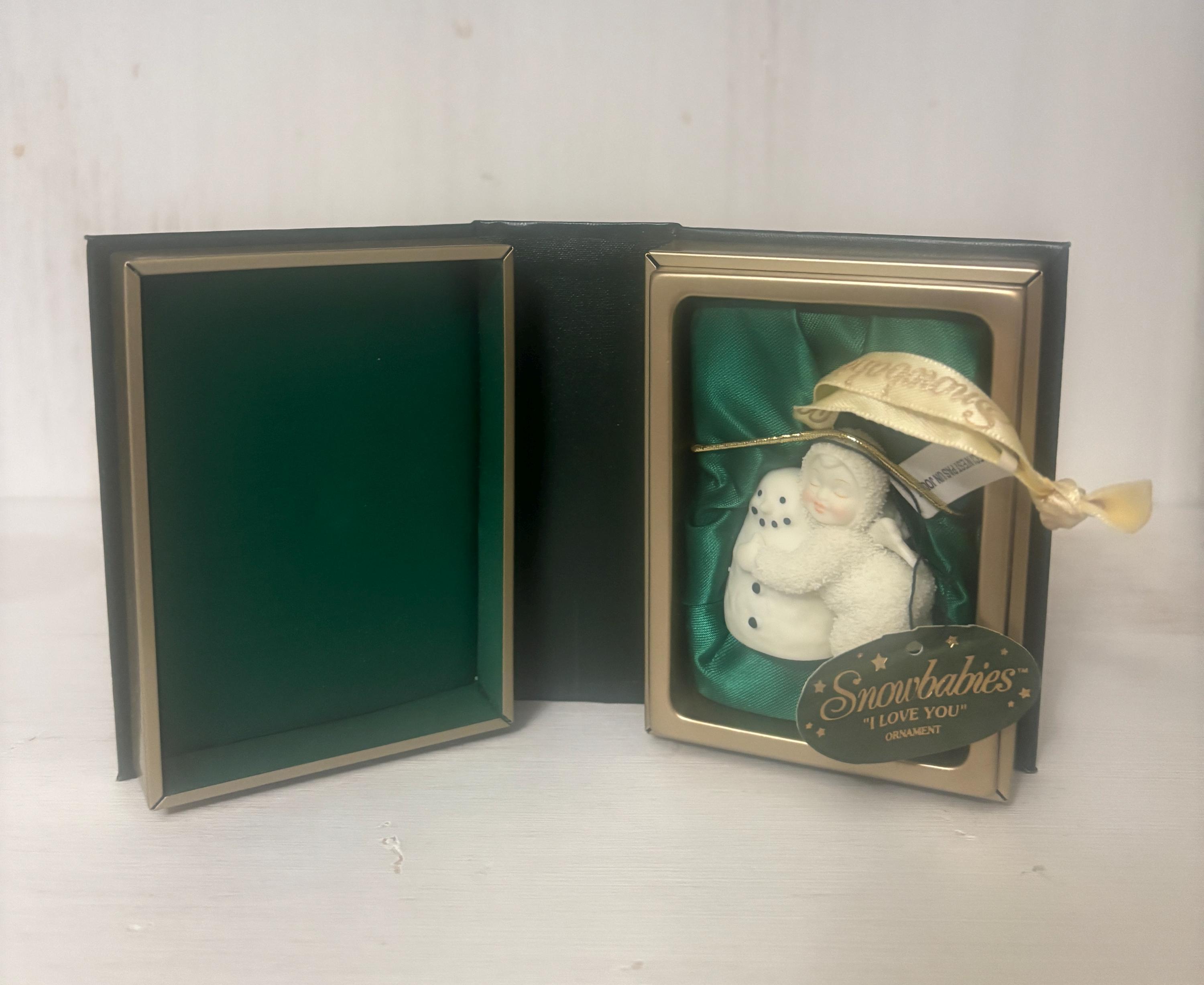 Vintage Snowbabies Mini Ornament With Tag and Original Box / Vintage ...