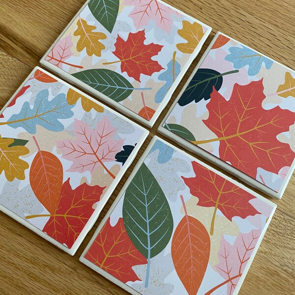 Fall Coasters - Etsy
