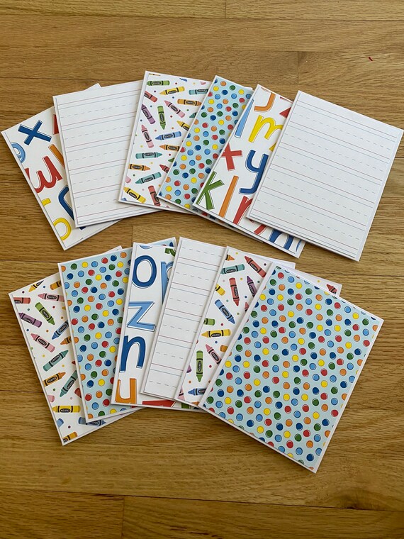 Office & School Supplies Set of 10 Blank Notecards with envelopes ...