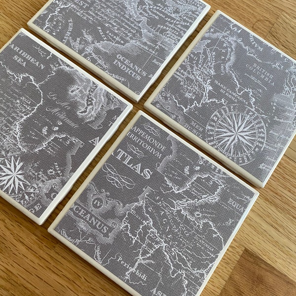 Ceramic Tile Map - Etsy