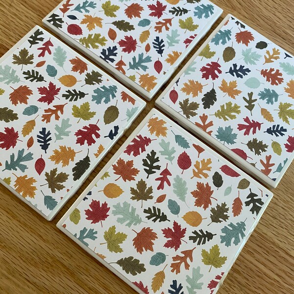 Fall Coasters - Etsy