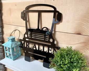 Personalized Bus Sign - Etsy