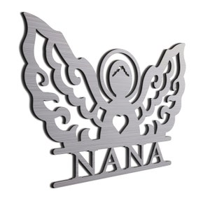 Aluminum Nana Sign | Door Hanger | Angle Sign | Gift for Grandmothers ...