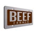 Beef License Plates Beef Farmer for Trucks, Cars, & Suv's. Farmers Love ...
