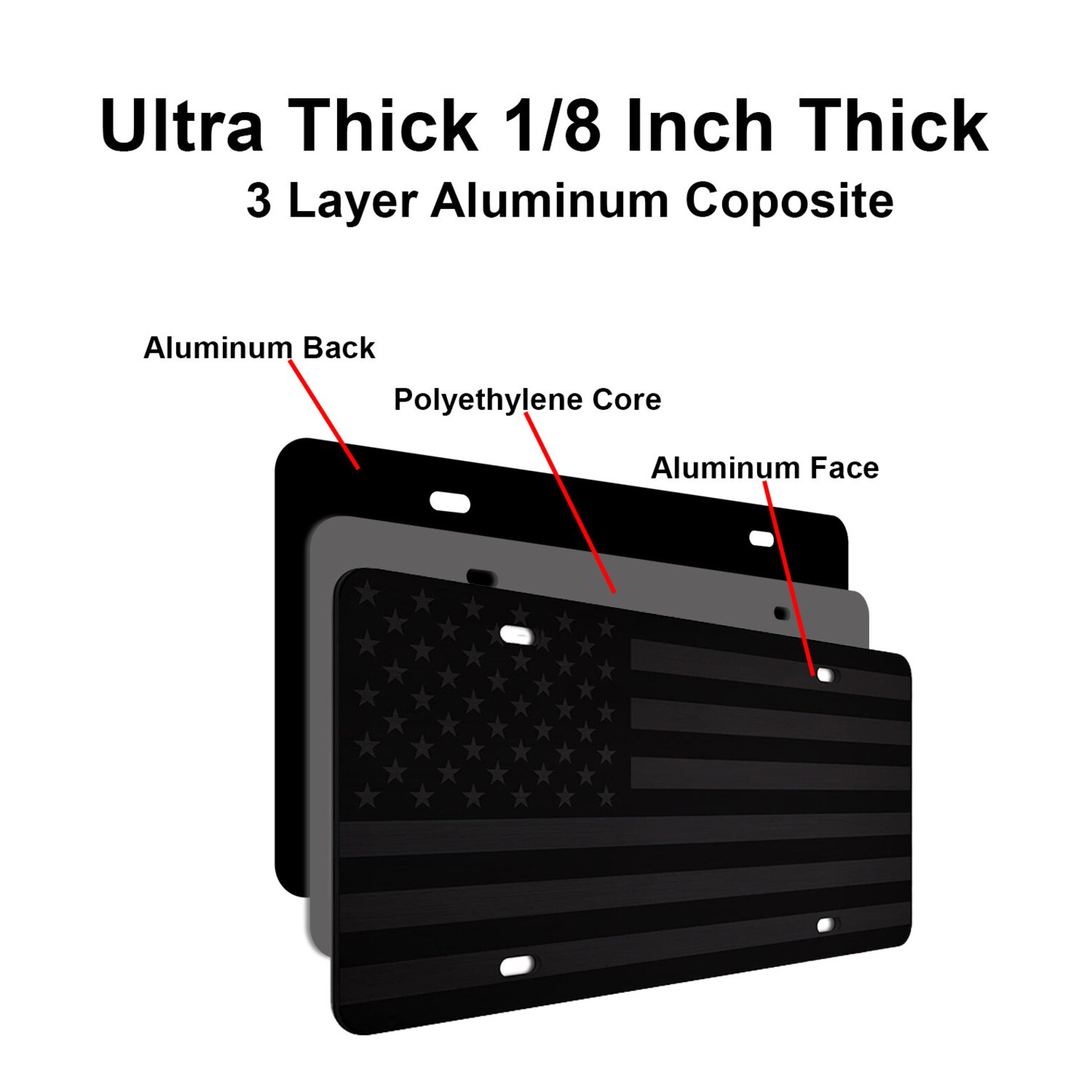 We the People License Plate | Weather Resistant | Made in the USA ...