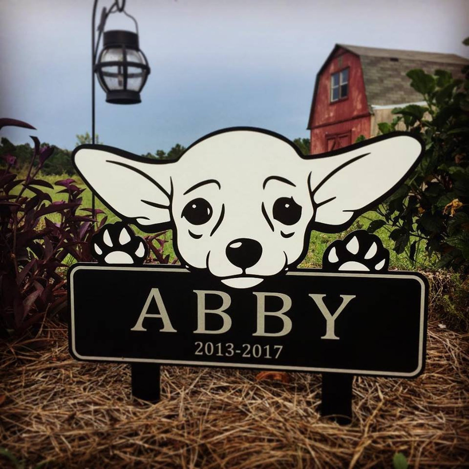 Personalized Dog Memorial Sign Pet Grave Marker Yard Sign - Etsy
