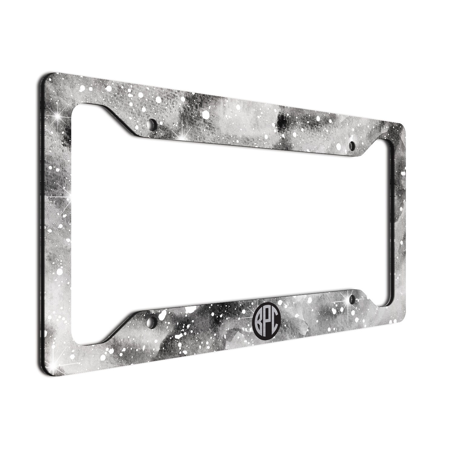 Personalized License Plate Frame Monogrammed Initial Car Tag - Etsy