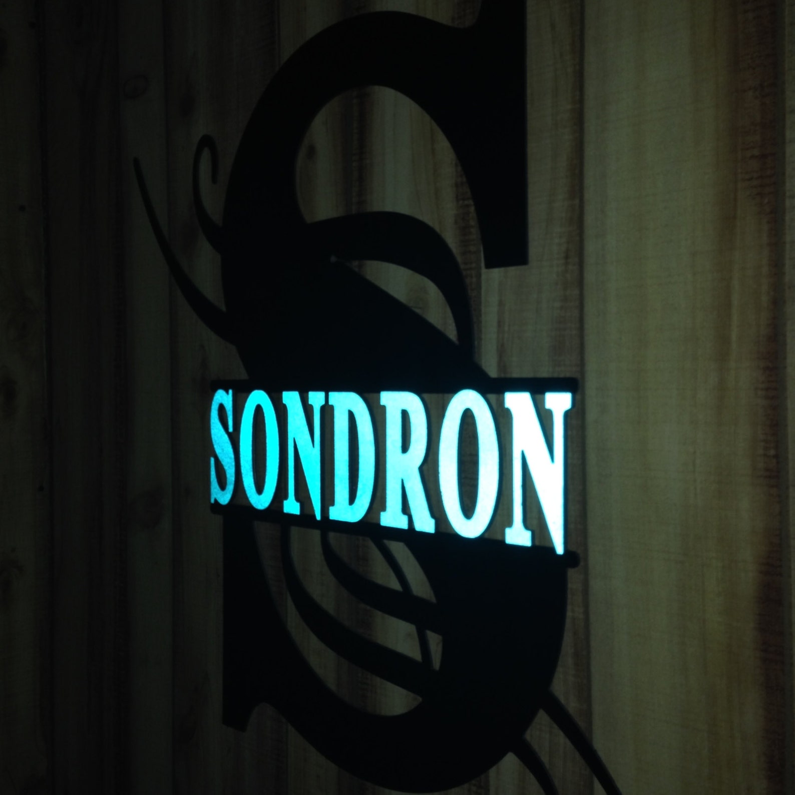 Personalized Aluminum Last Name Sign Police Thin Blue Line | Etsy