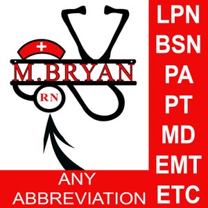 Nurses Sign Nursing Decor Aluminum Door Hanger Wall Sign Custom Made ...