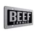 Beef License Plates Beef Farmer for Trucks, Cars, & Suv's. Farmers Love ...