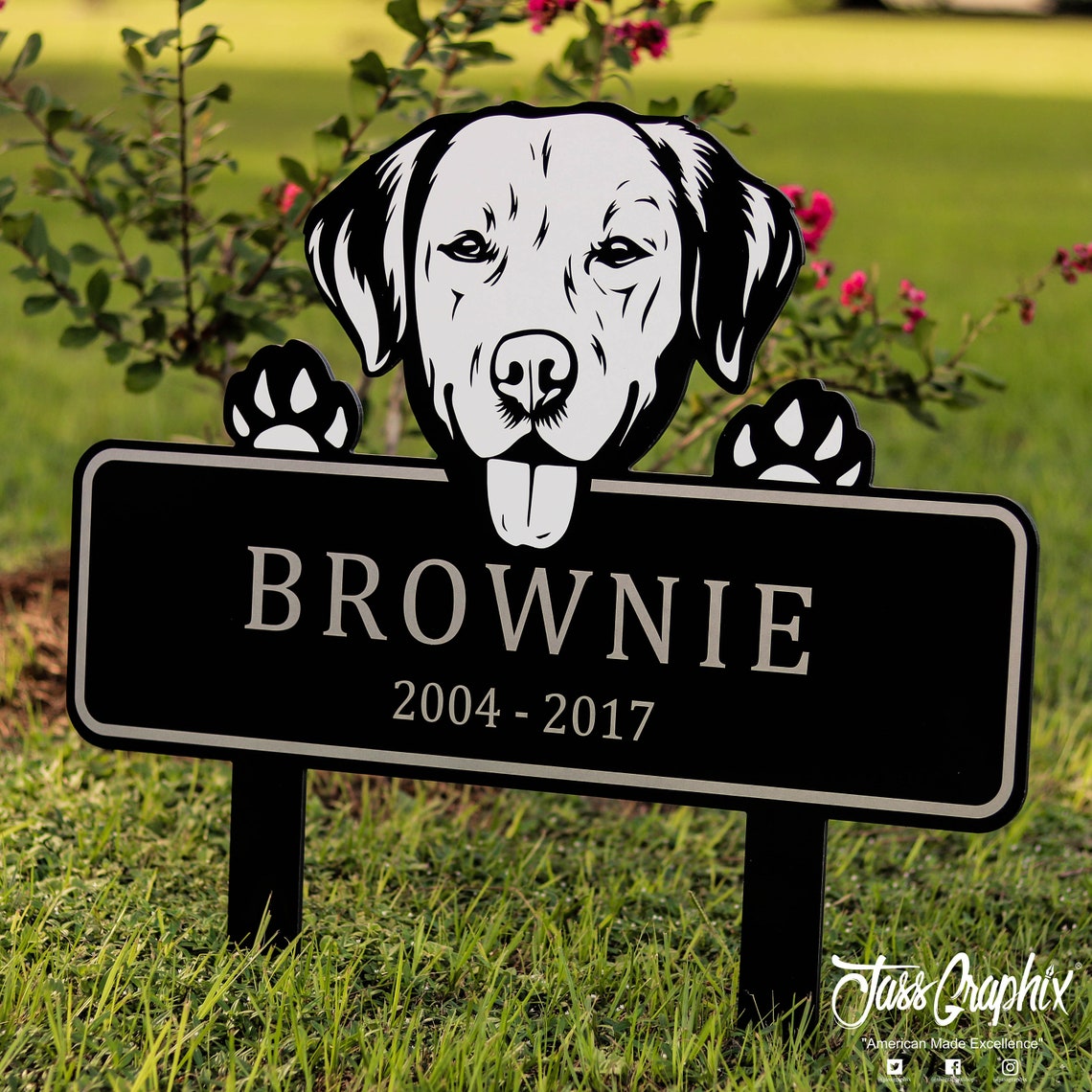 Personalized Pet Memorial Sign Pet Grave Marker Yard Sign - Etsy