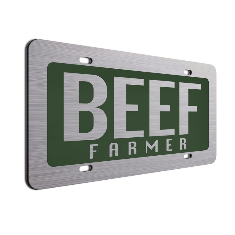 Beef License Plates Beef Farmer for Trucks Cars & - Etsy