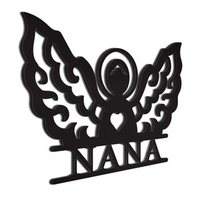Aluminum Nana Sign | Door Hanger | Angle Sign | Gift for Grandmothers ...
