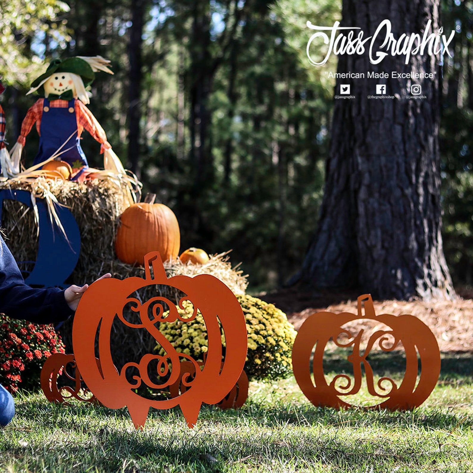 Personalized Pumpkin Custom Fall Decor Pumpkin Yard Art - Etsy