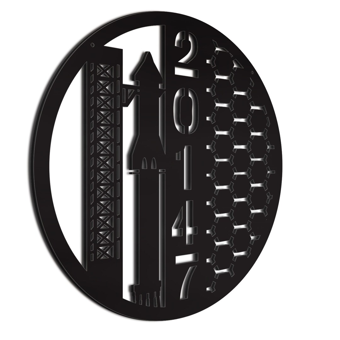 Space Address Number Sign | Door Hanger | Postal Number Sign | Gift for ...