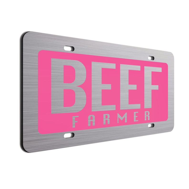 Beef License Plates Beef Farmer for Trucks Cars & - Etsy