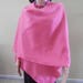 New Pink Ruana Wrap/boho Kimono/poncho Shawl/women Cape/lightweight ...