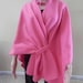 New Pink Ruana Wrap/boho Kimono/poncho Shawl/women Cape/lightweight ...