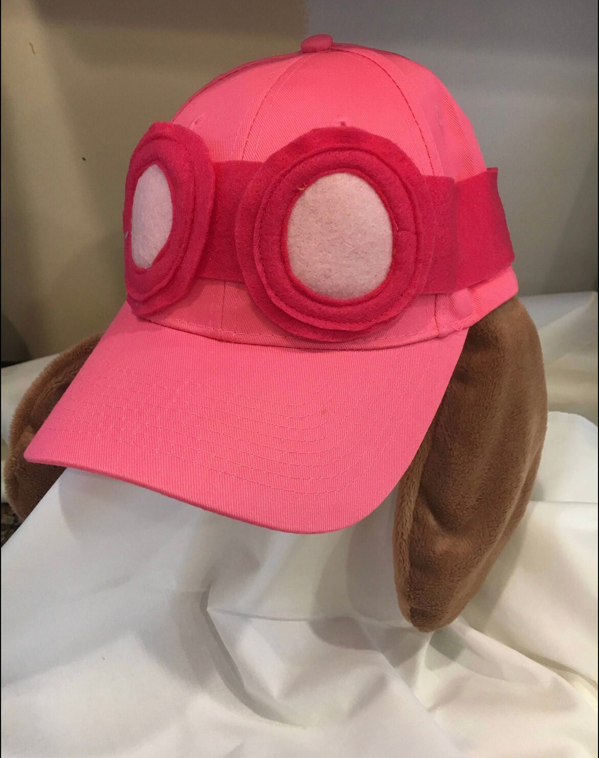 Pink Helicopter Aviator Pup Baseball Cap - Adult or Child Size - Etsy
