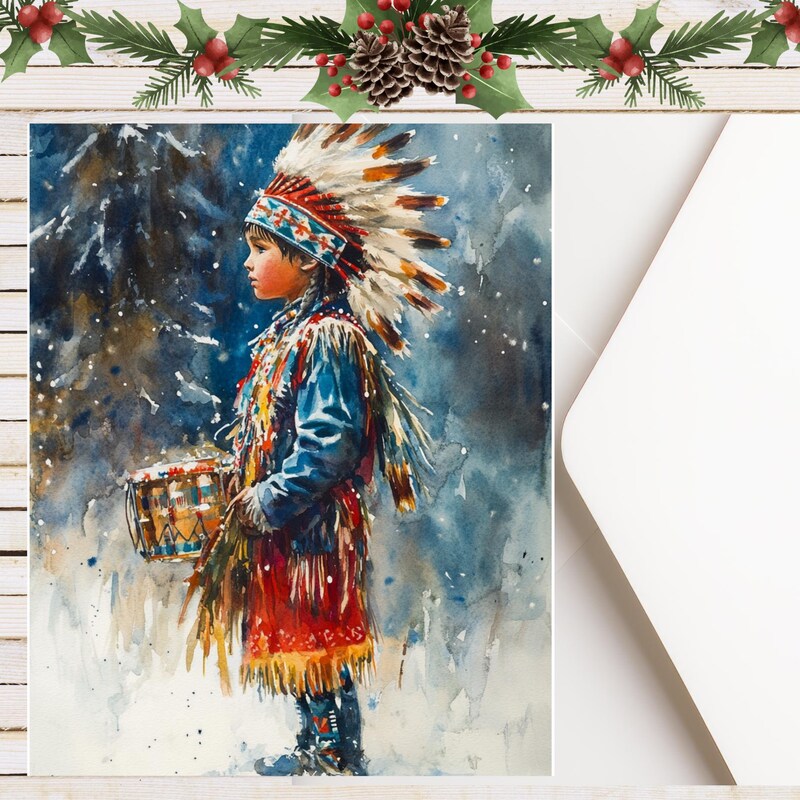 Native American Christmas Cards - Etsy