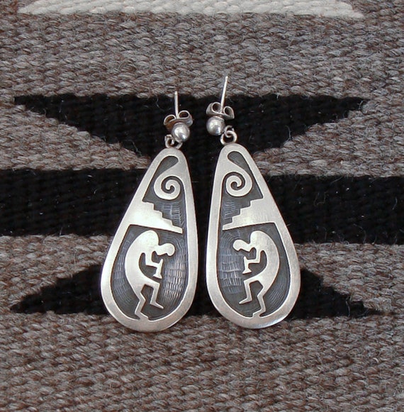 Authentic Native American Hopi Kokopelli Rain Cloud S… - Gem