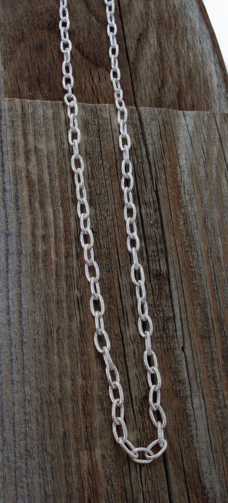 Italian Sterling Silver Handcrafted Link Chain 23.75 - Etsy